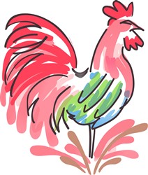 ROOSTER Vector Illustration | AnnTheGran.com