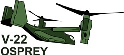 V-22 Osprey Vector Illustration | AnnTheGran.com