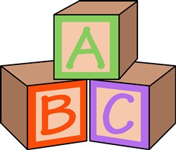 ABC Blocks Vector Illustration | AnnTheGran.com