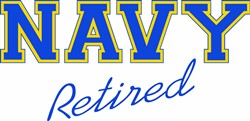 NAVY RETIRED Vector Illustration | AnnTheGran.com