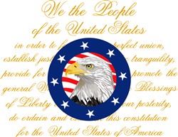 PREAMBLE TO CONSTITUTION Vector Illustration | AnnTheGran.com