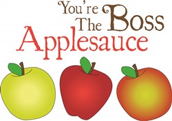 The Boss Applesauce Vector Illustration | AnnTheGran.com