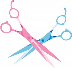 Crossed Scissors Vector Illustration | AnnTheGran.com