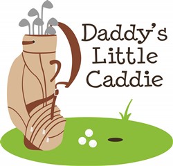 Daddys Little Caddy Vector Illustration | AnnTheGran.com