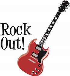 Rock Out Vector Illustration | AnnTheGran.com