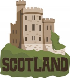 Scotland Castle Vector Illustration | AnnTheGran.com