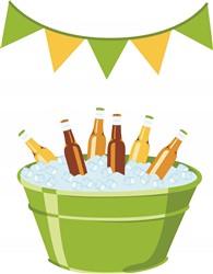 Bucket Of Beer Vector Illustration | AnnTheGran.com