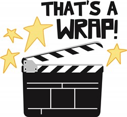 Thats A Wrap Vector Illustration | AnnTheGran.com