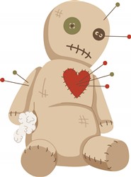 Bad Juju Doll Vector Illustration | AnnTheGran.com