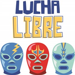Lucha Libre Vector Illustration | AnnTheGran.com