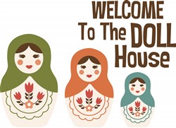 Doll House Vector Illustration | AnnTheGran.com