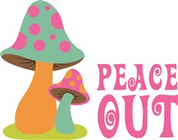 Peace Out Vector Illustration | AnnTheGran.com