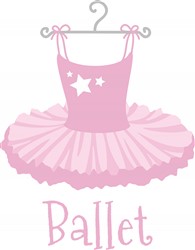 Ballet Dress Vector Illustration | AnnTheGran.com