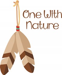 One With Nature Vector Illustration | AnnTheGran.com