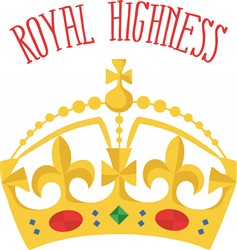Royal Highness Vector Illustration | AnnTheGran.com