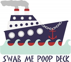 Poop Deck Vector Illustration | AnnTheGran.com