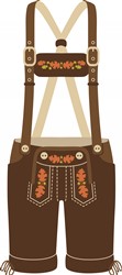 Lederhosen Vector Illustration | AnnTheGran.com