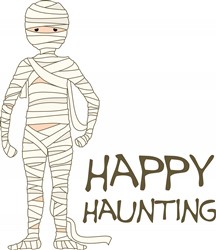 Happy Haunting Vector Illustration | AnnTheGran.com