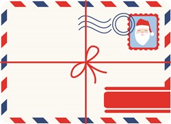 Santa Letter Vector Illustration | AnnTheGran.com