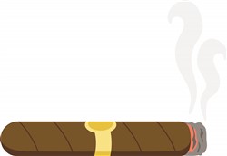 Cuban Cigar Vector Illustration | AnnTheGran.com