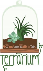 Terrarium Vector Illustration | AnnTheGran.com