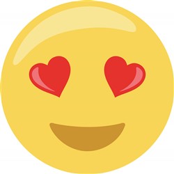 Love Smiley Vector Illustration | AnnTheGran.com