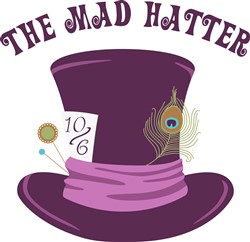 The Mad Hatter Vector Illustration | AnnTheGran.com