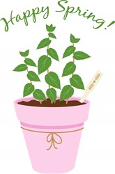 Happy Spring Vector Illustration | AnnTheGran.com