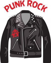 Punk Rock Jacket Vector Illustration | AnnTheGran.com