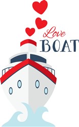 Love Boat Vector Illustration | AnnTheGran.com