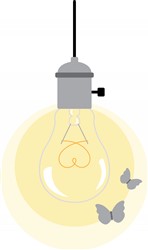 Light Bulb Moths Vector Illustration | AnnTheGran.com
