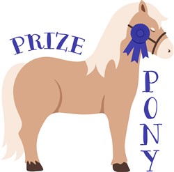 Prize Pony Vector Illustration | AnnTheGran.com