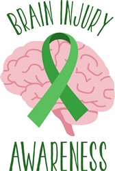 Brain Injury Awareness Vector Illustration | AnnTheGran.com