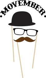 Movember Vector Illustration | AnnTheGran.com