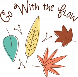 Go With The Flow Vector Illustration | AnnTheGran.com