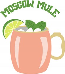 Moscow Mule Vector Illustration | AnnTheGran.com
