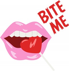 Bite Me Vector Illustration | AnnTheGran.com