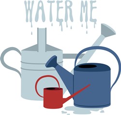 Water Me Vector Illustration | AnnTheGran.com