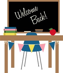 Welcome Back Vector Illustration | AnnTheGran.com