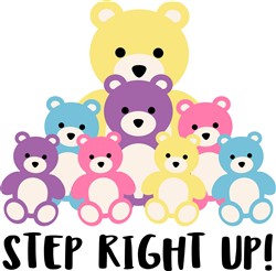 Step Right Up Vector Illustration | AnnTheGran.com