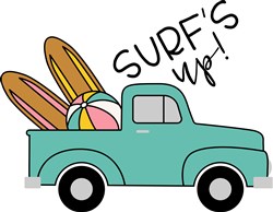 Surfs Up Vector Illustration | AnnTheGran.com