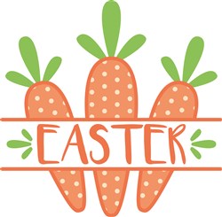 Easter Carrots Vector Illustration | AnnTheGran.com