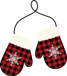 Winter Mittens Vector Illustration | AnnTheGran.com