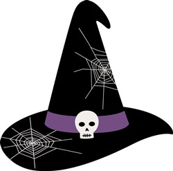 Halloween Witch Hat Vector Illustration | AnnTheGran.com