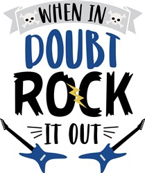 Rock It Out Vector Illustration | AnnTheGran.com