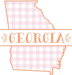 Georgia State Vector Illustration | AnnTheGran.com
