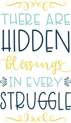 Hidden Blessings Vector Illustration | AnnTheGran.com