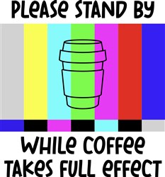 Please Stand By Vector Illustration | AnnTheGran.com