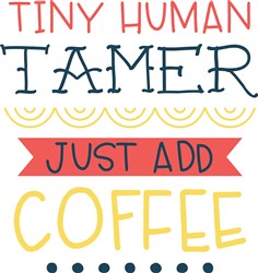 Tiny Human Tamer Vector Illustration | AnnTheGran.com