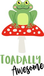 Toadally Awesome Vector Illustration | AnnTheGran.com